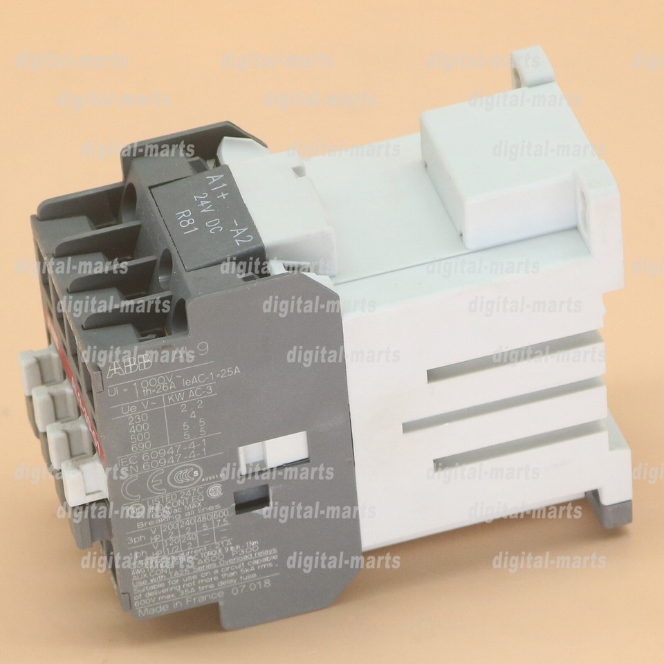 one New ABB Dc contactor AL9-30-01 24VDC Quality assurance US Free TAX ...