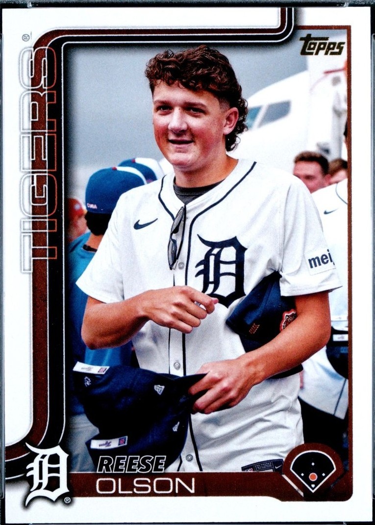 2025 Topps Series 1 - Image Variation Reese Olson #224 Golden Mirror ...