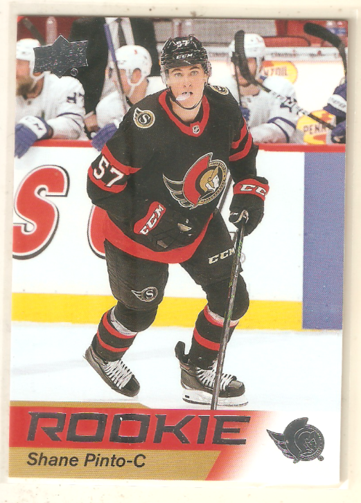 Shane Pinto 2021-22 UD Star Rookie Box Set Rookie Card #11 Senators | eBay