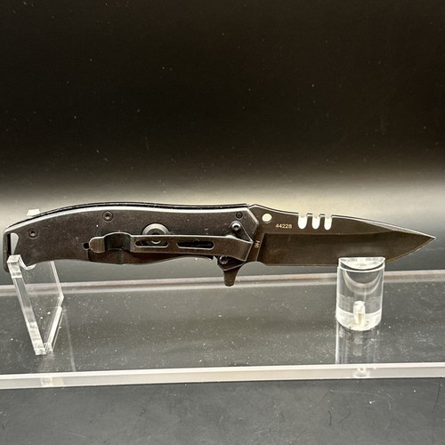 Klein Tools 44228 Electrician's Ball Bearing Folding Pocket Knife Black ...