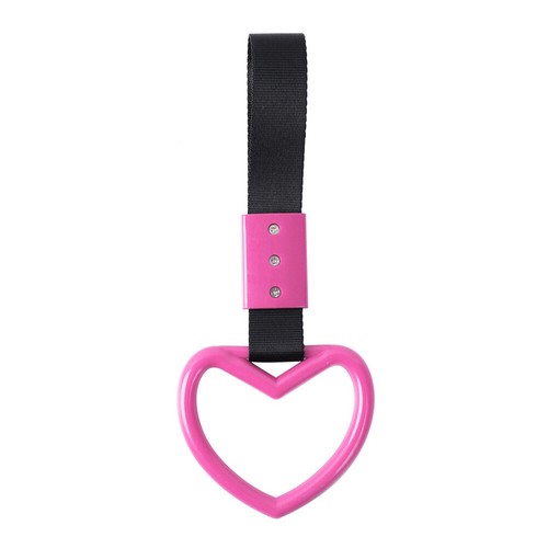 Colorful Car Tow Strap Love Ring Heart JDM Train Bus Handle Hand Strap ...