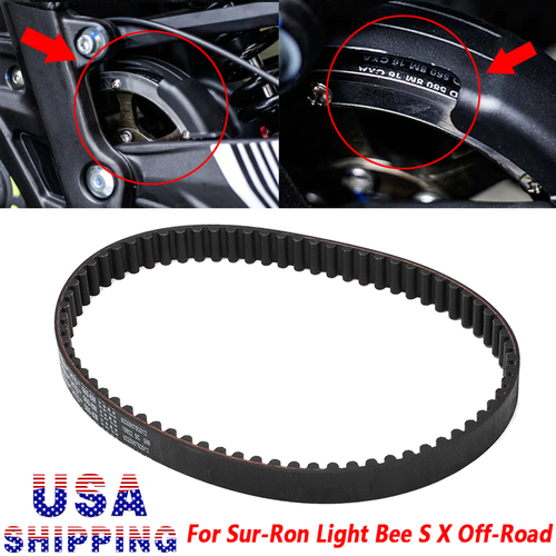 Rubber Upgrade Heavy Duty Drive Belt For Surron Sur Ron Light Bee S X ...