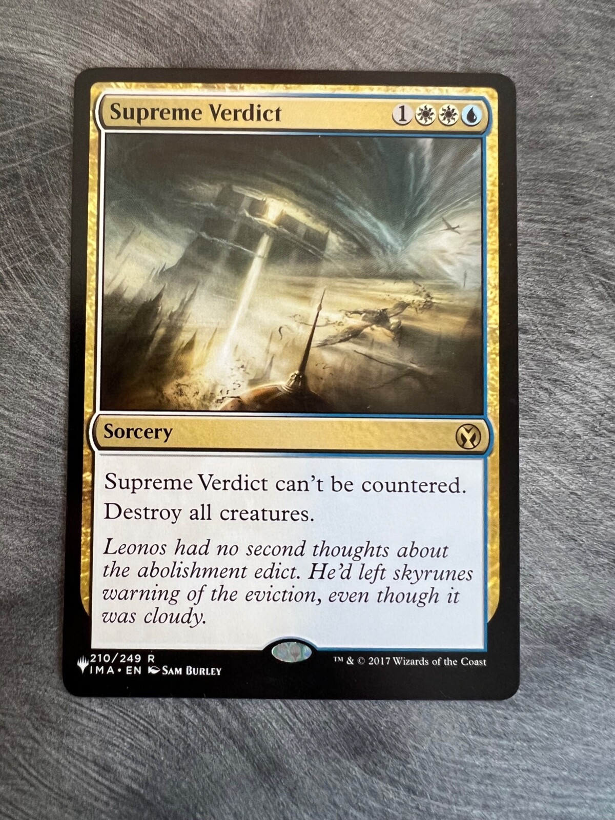 MTG - Supreme Verdict - Mystery Booster(Iconic Masters) - Rare | eBay