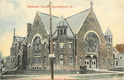 Wheelock Postcard; Methodist Church, Marshalltown IA Marshall County | eBay