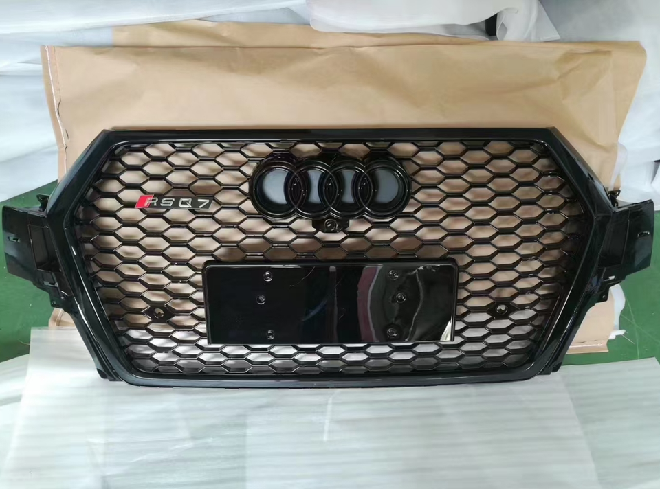 For 2016 -2019 Audi Q7 to SQ7 RSQ7 FRONT bumper Mesh Honeycomb Grill ...