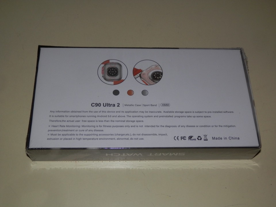 c90 Ultra 2 Watch 2.19 Infinite Display New Factory Sealed. Android ...