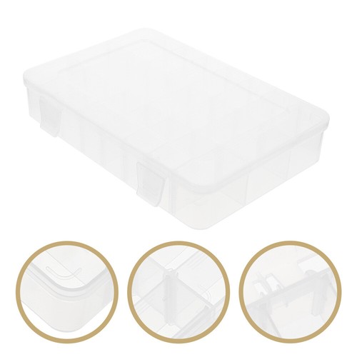 Multi-grid Parts Box Plastic Multi-compartment Organizer Boxes Bin | eBay