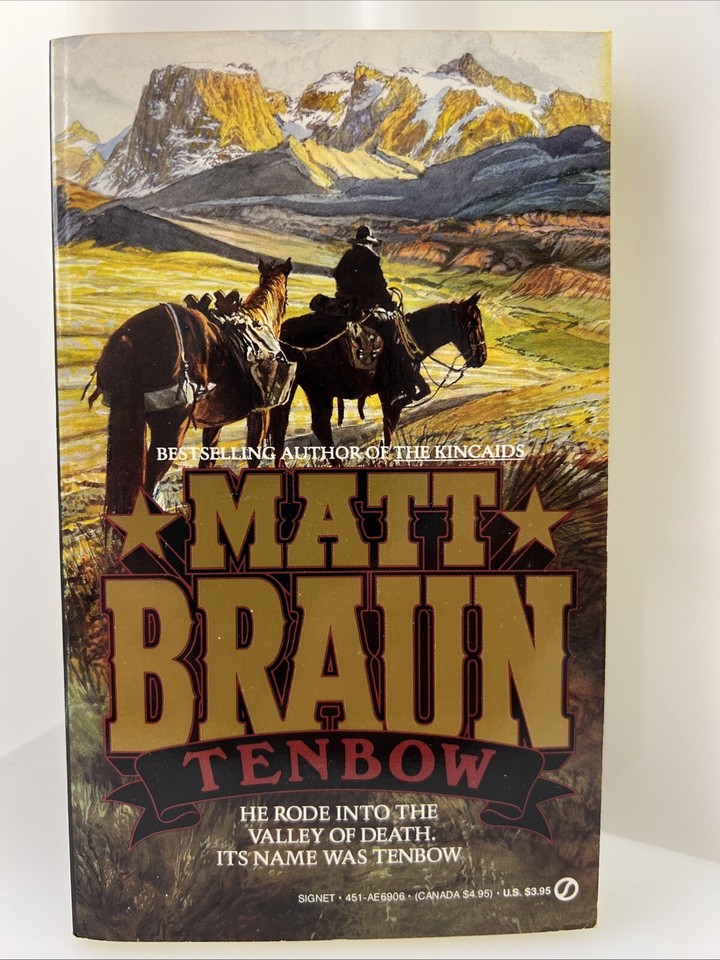 Matt Braun Author’s copy Book Lot 80’s/90’s + Bookmarks&Newsletter as ...