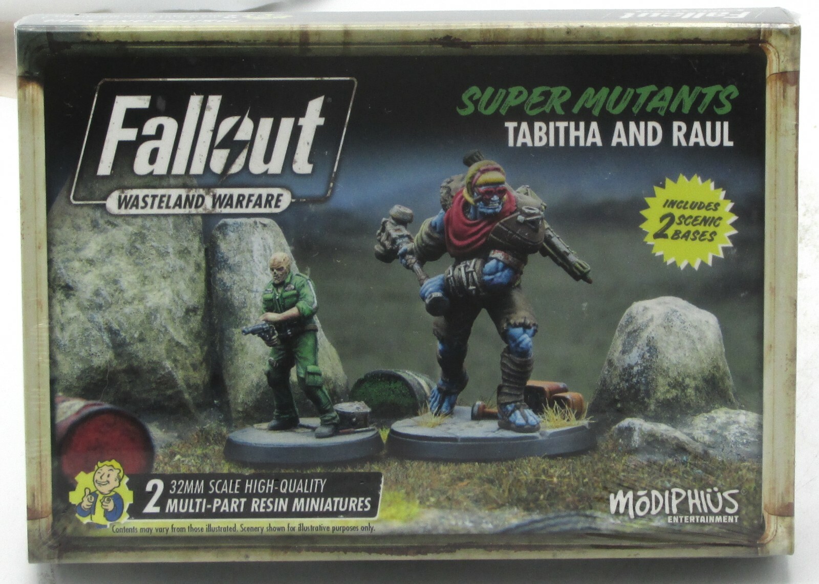 Fallout MUH052152 Tabitha and Raul (Super Mutants) Nightkin & Ghoul ...