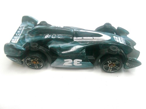 HOT WHEELS SPEED RACER GRAY GHOST #2E BLACK & BLUE 1:64 DIECAST 2 3/4 ...