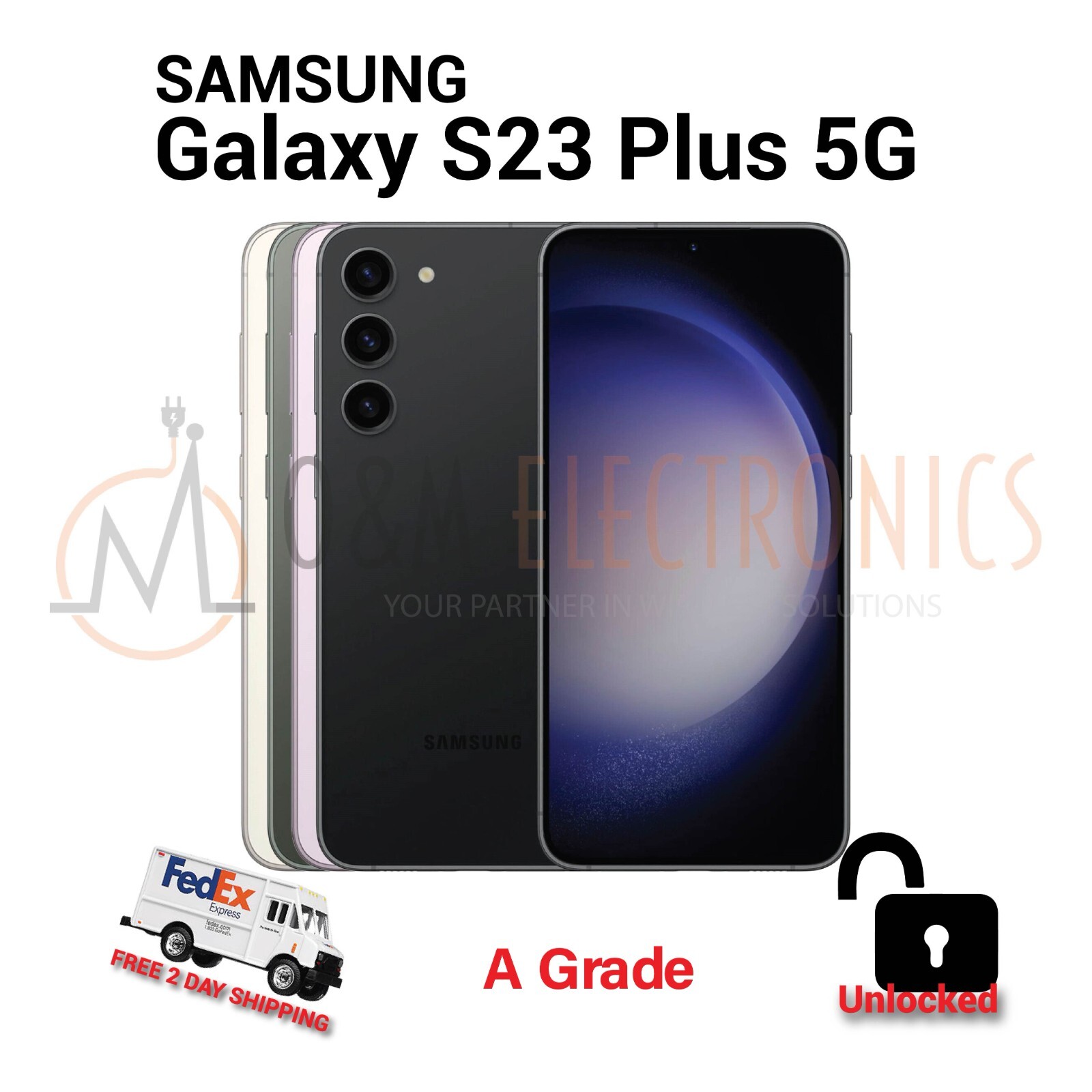 Samsung Galaxy S23+ Plus 5G SM-S916U All Colors & Capacity Unlocked - A ...