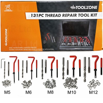 Helicoil Thread Repair Tool Kit HSS Drill Metric Set Heli Coil Tap ...