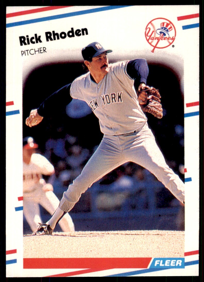 1988 Fleer Rick Rhoden New York Yankees #219 | eBay
