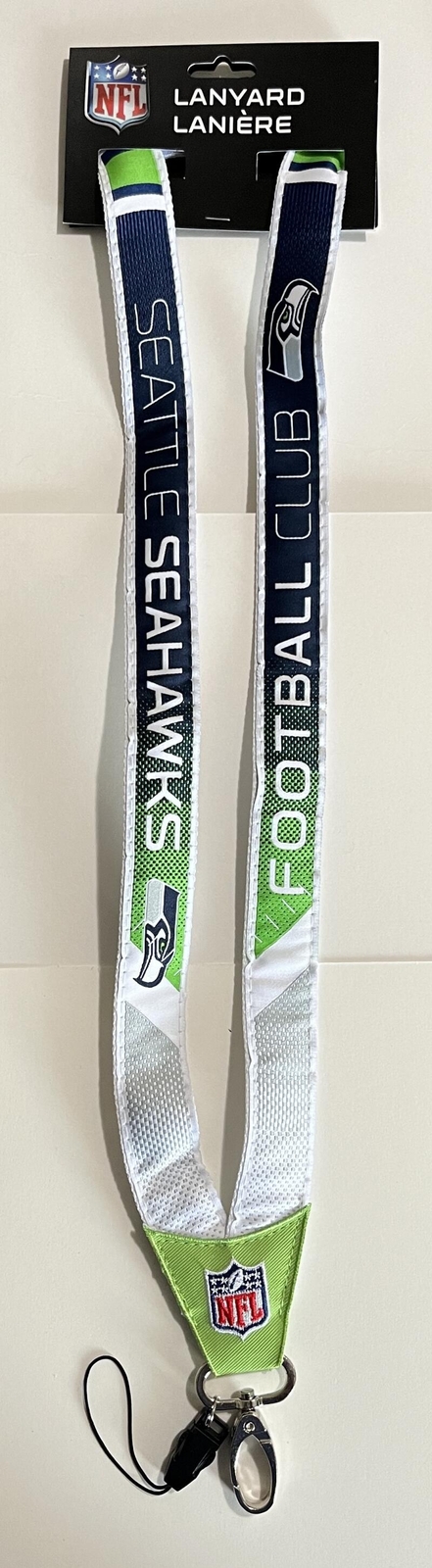 Seattle Seahawks Woven Licensed NFL Football Lanyard Metal Clasp | eBay