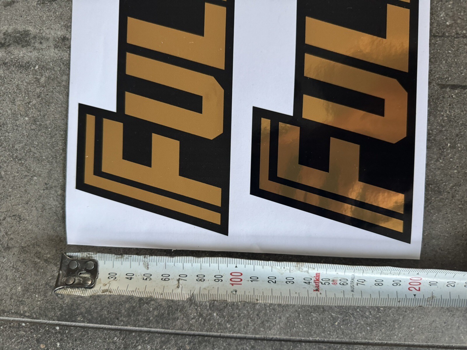 Suzuki RM125 1985 Full Floater Toolbox Decals / Stickers LARGE (480mm X ...