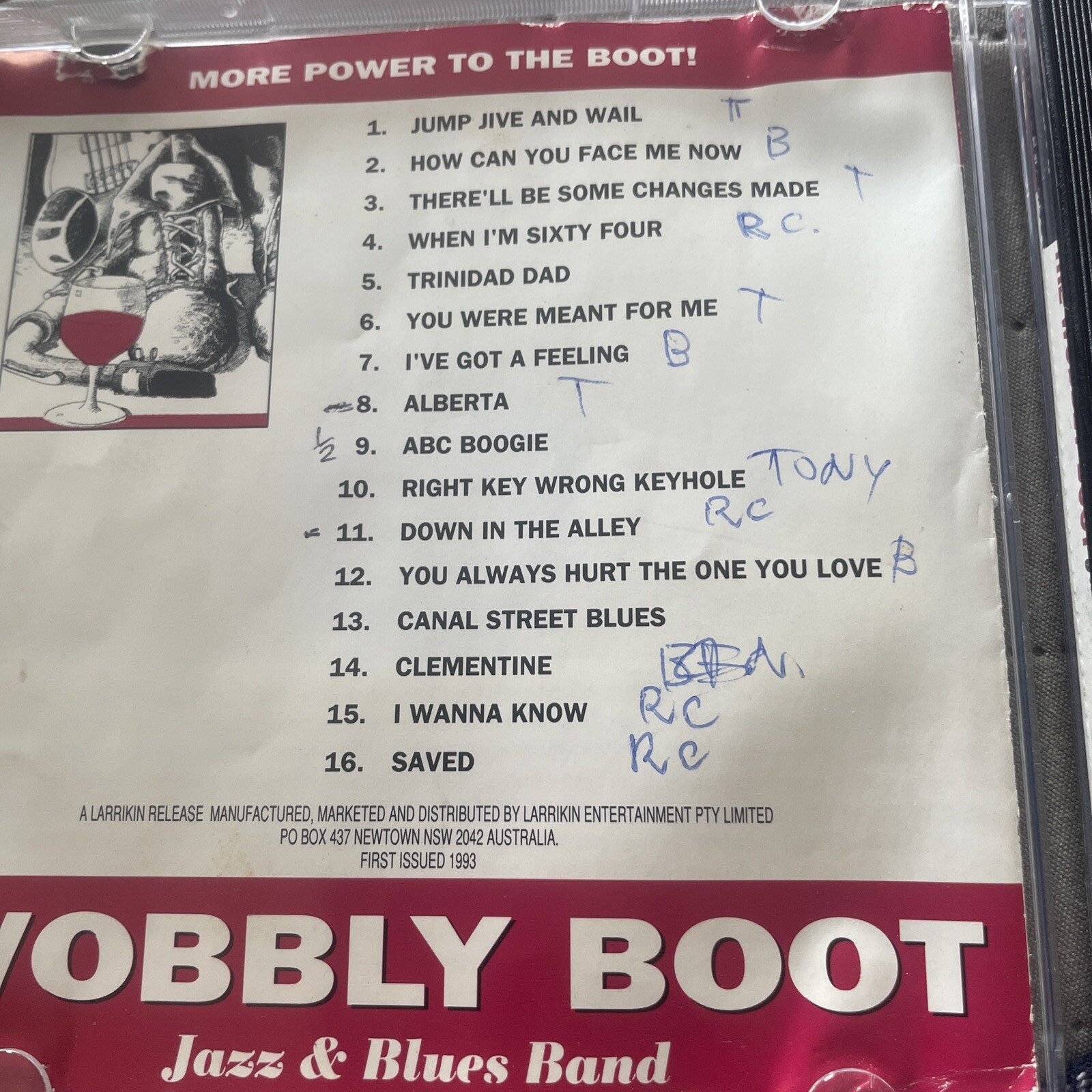WOBBLY BOOT JAZZ & BLUES BAND CD - | eBay Australia