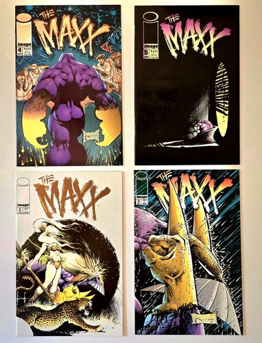 Lot of 4 The Maxx Issue (#2,3,4 & 5) 1993 Image Comics Very Fine To ...