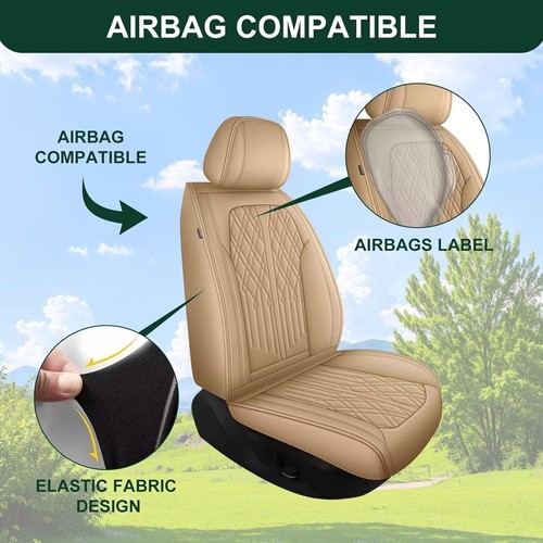 Faux Leather Car 5-Seat Cover For LINCOLN MKX 2008-2018 Full Set ...