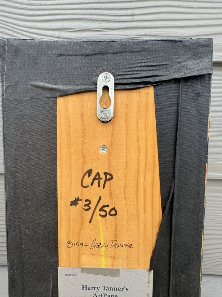 Harry Tanner “CAP” 1997 Limited Edition Wall Sculpture 3/50 Signe | eBay