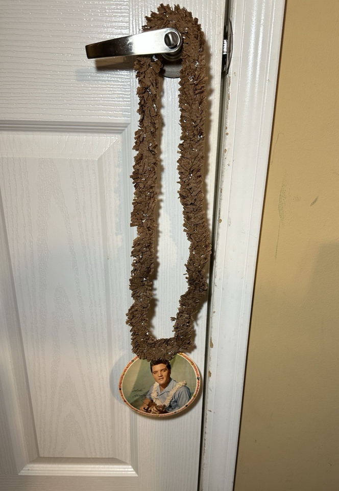 Original Elvis Presley Blue Hawaii RCA Record Album Promotional Lei LP ...