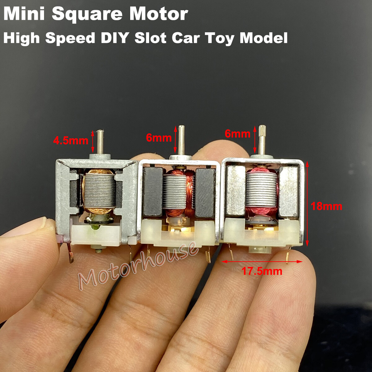 Toy Electric Motors Micro Square