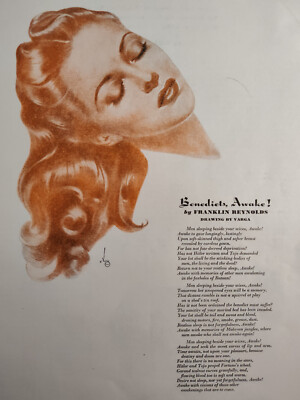 RARE Esquire 1943 ART Pinup Painting by Varga Alberto Vargas Benedicts ...
