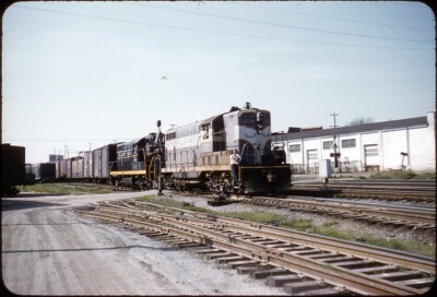 Atlantic Coast Line COLOR ACL (2) GP7's Atlanta, GA April 1958 Original ...