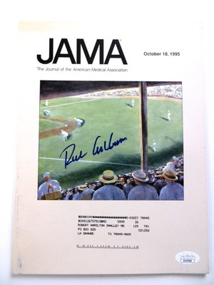Richie Ashburn Signed Autograph Magazine JAMA Philadelphia Phillies JSA ...