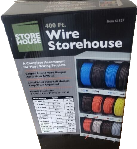 ASSORTED AUTO HOME ELECTRIC ELECTRICAL COPPER WIRE ASSORTMENT ROLLS ...