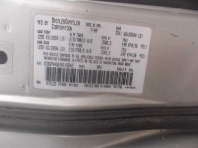 Fuel Pump Module Assembly 3.3L Ffv Fits 01-02 CARAVAN 209998 | eBay