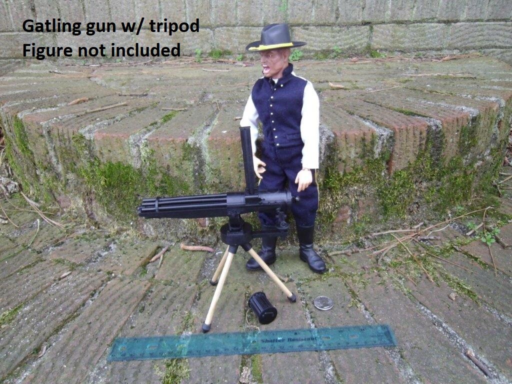 B 1/6 Homemade Gatling Kit ACW Western Zulu Spanish-American United ...