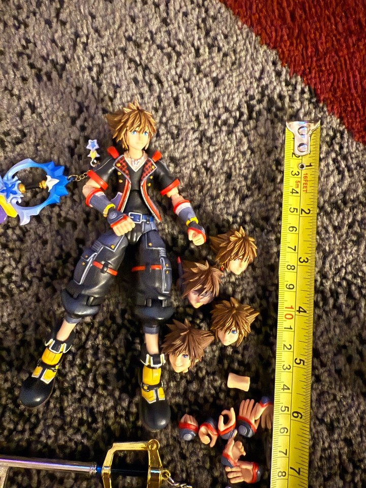 Play Arts Kai Kingdom Hearts II Sora Action Figure Square Enix | eBay