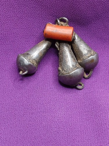 RARE Ancient Roman Bronze Bells Amulet Coral Bead Tintinnabulum Lucky ...