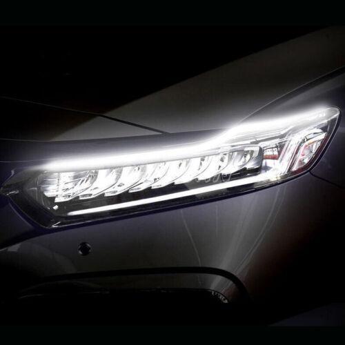 DRL Ultra Thin Car LED Headlight Daytime Running Light Eyebrow Strip ...