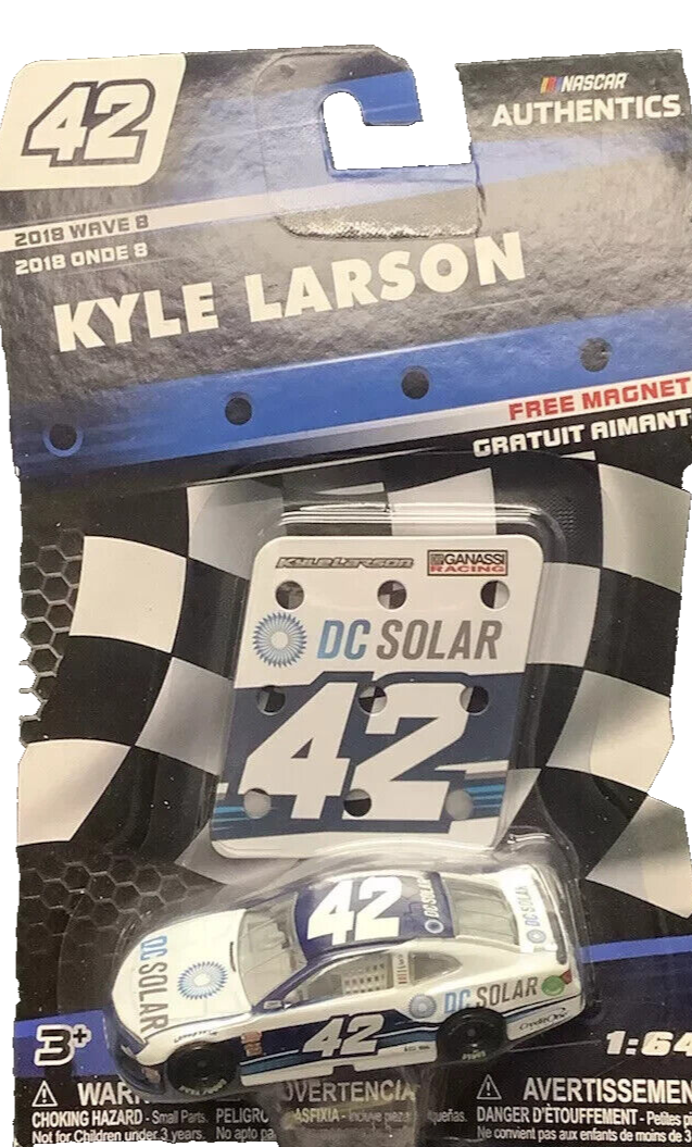 2018 Kyle Larson Authentics Wave 8 DC SOLAR #42 PACKAGE WEAR FREE ...