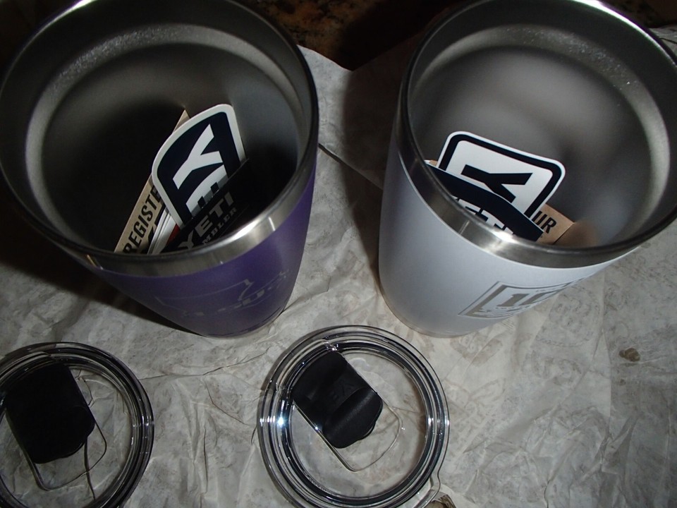 EXTREMELY LIMITED-EDITION WHITE LSU 100 YEAR YETI Game-Day Tumbler ...