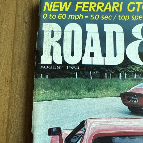 Lot of 3 Vintage 80s Magazines Ferrari Road & Track 10/87 8/84 Motor ...