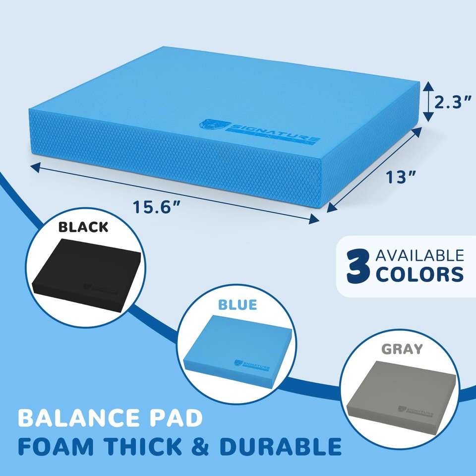 Balance Pad, Nonslip Foam Balance Pad, Professional Foam Exercise Pad ...