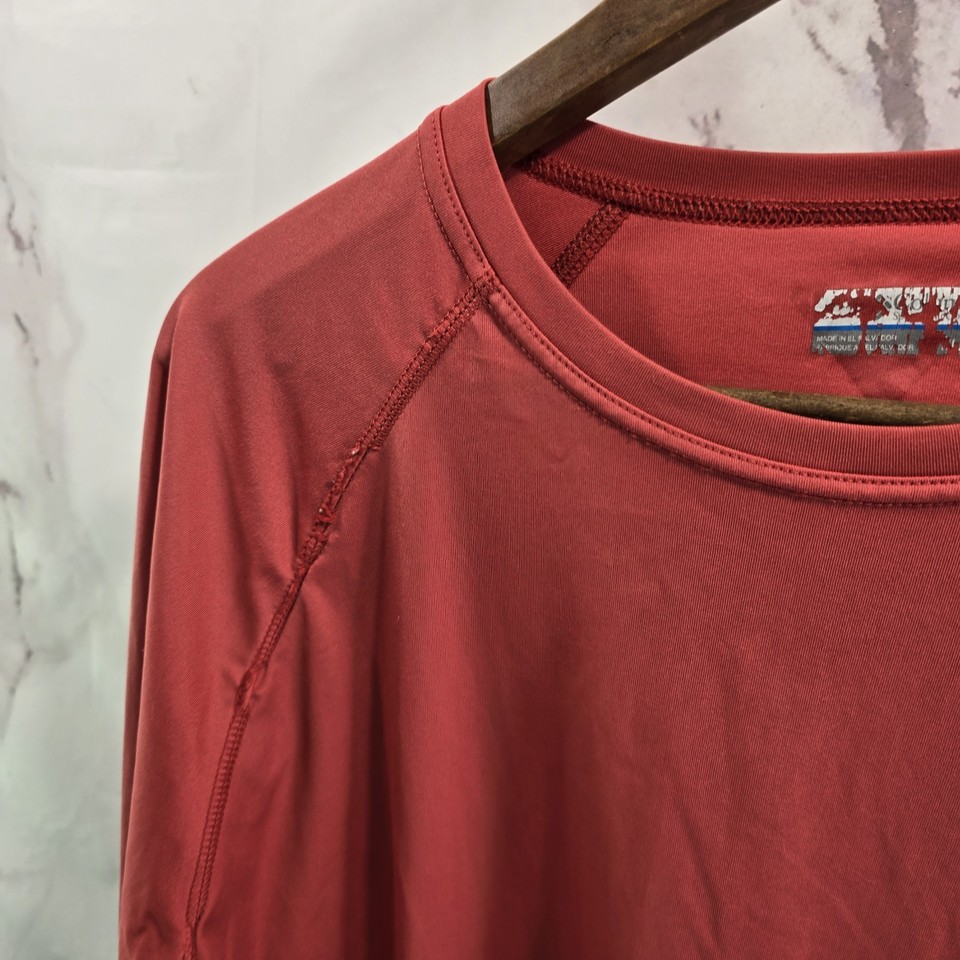 Columbia PFG Shirt Mens XL Pink Long Sleeve Terminal Tackle Sun UPF ...