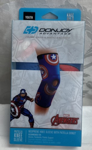 Marvel Captain America Knee Sleeve with Patella Donut. New. Youth | eBay