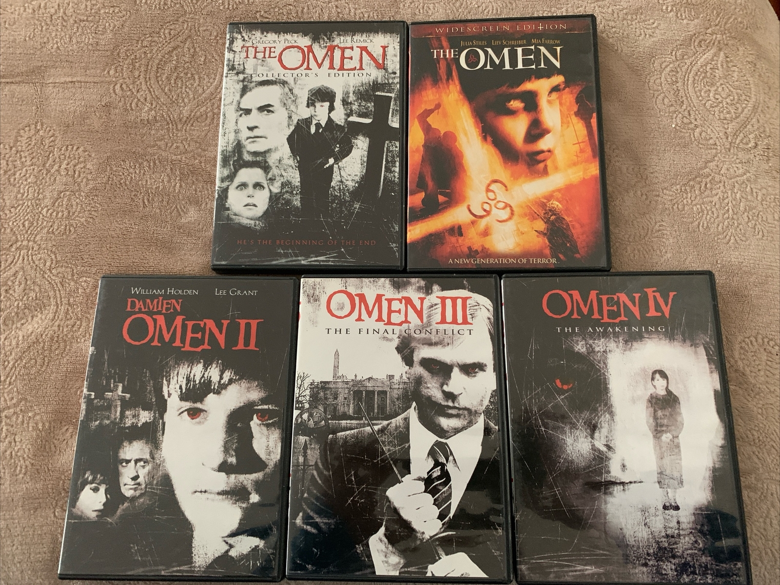 The Omen: The Complete Collection (6 DVD Set) ~ All Discs are VG ...