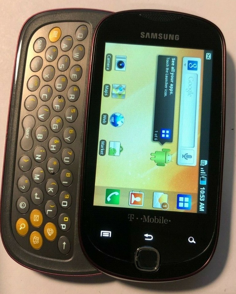 READ 1ST Samsung SGH T589 (T-Mobile) Black Cell Phone Fast Ship MINT ...