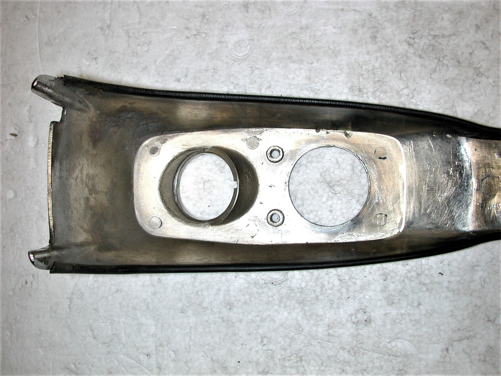 HARLEY DAVIDSON FXR FXRT Chrome Fuel Gas Tank Dash Console Speedometer ...