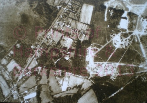 PRINT 10" X 7" TADLEY AERIAL VIEW HEATH END AND COMMON HAMPSHIRE c1946 ...
