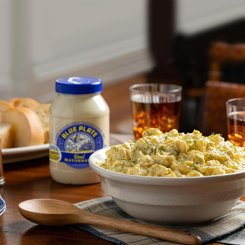 Blue Plate Real Mayonnaise, 30-Ounce Jar, Homestyle Mayo For Chicken ...