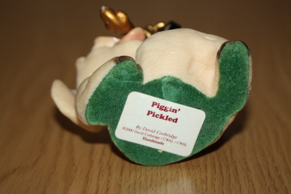 Collectable Piggin' Figurine - Piggin' Pickled - David Corbridge - 2000 ...