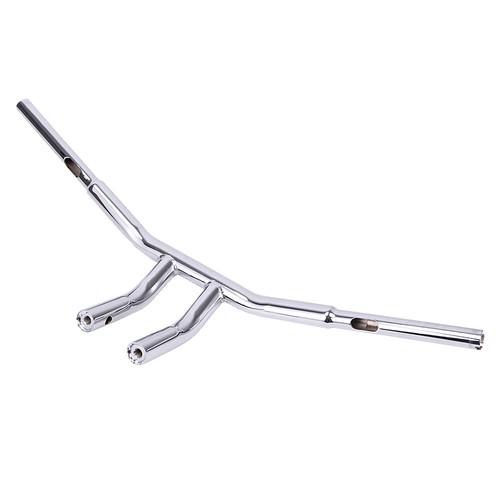 Motorcycle 1'' Fat Chrome 8" Rise Pullback T-Bars Handlebars Drag For ...