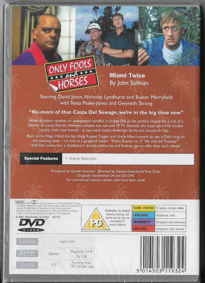 Only Fools and Horses - Miami Twice (DVD) David Jason Gwyneth Strong ...