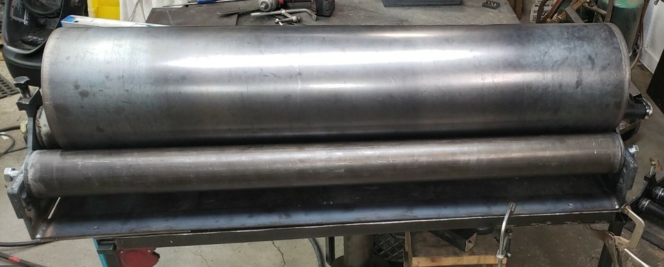 48 Super Heavy Duty Sheet Metal Roller Slip Roll rolling x 1/8 steel 10 ...