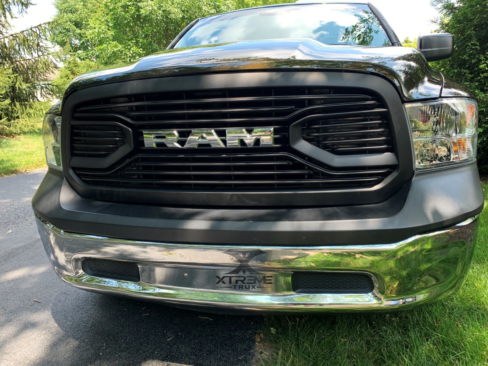 2010-2018 Dodge Ram 2500 3500 Matte Black Upper Grille For Dodge Ram ...
